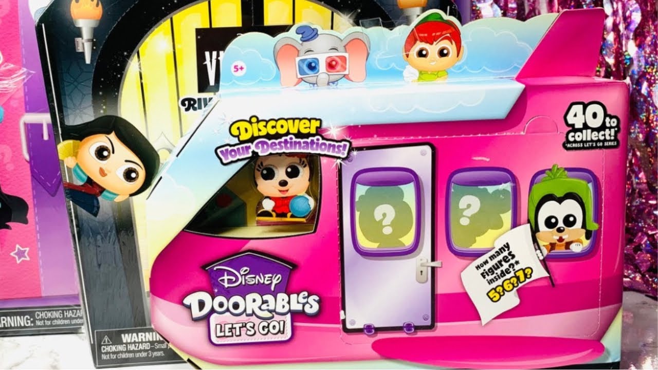 3 Minutes Satisfying with Unboxing Disney Doorables Let’s Go! Unboxing ...