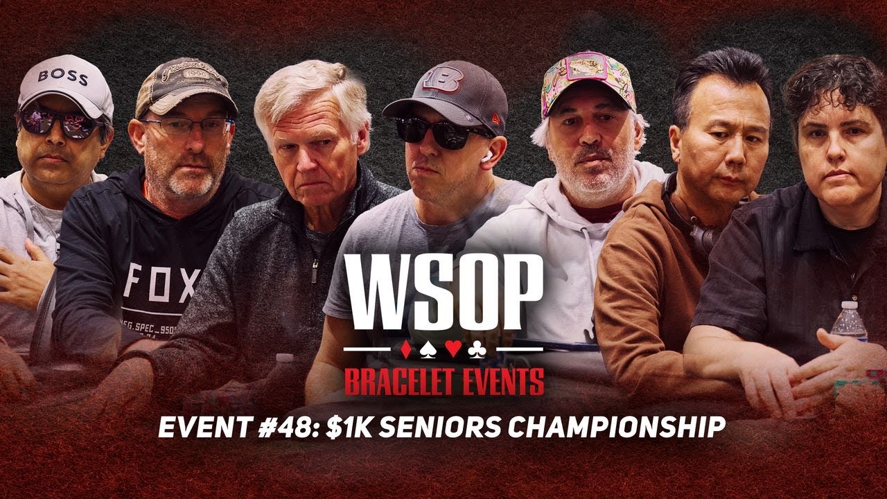 2025 WSOP $1,000 Seniors Championship Final Table! $653,839 First-Place ...
