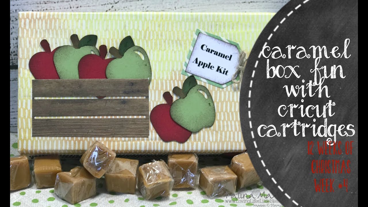 Cute Caramel Apple Boxes Made with Cricut Cartridge Boxes - YouTube