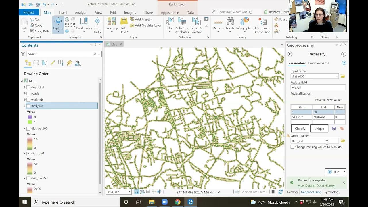 Spatial analyst tutorial in ArcPro - YouTube