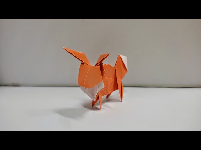Origami Pokemon Eevee Instructions Eevee Paper Craft By Tbterra On