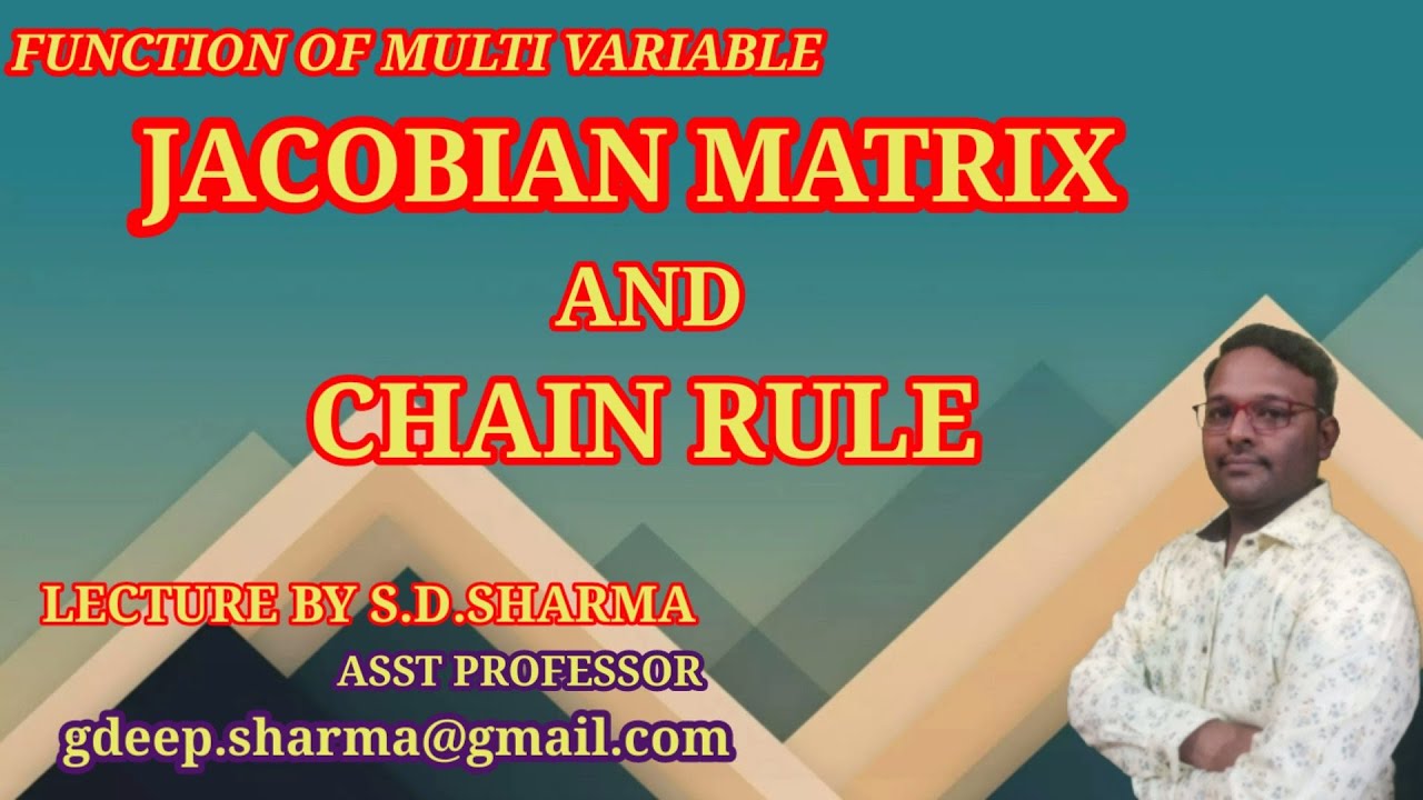 Jacobian matrix and chain rule//NET//GATE//JAM//GRADUATION - YouTube