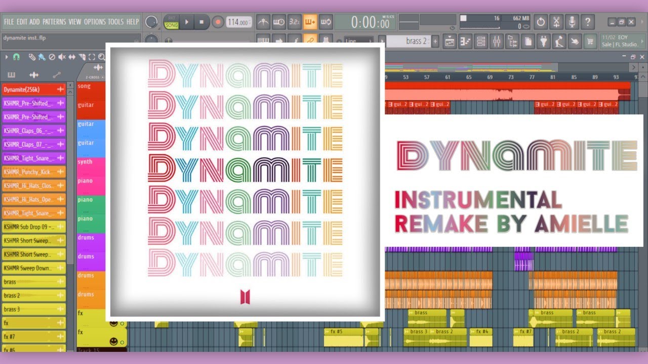 BTS(방탄소년단) - Dynamite | Instrumental Remake by amielle - YouTube