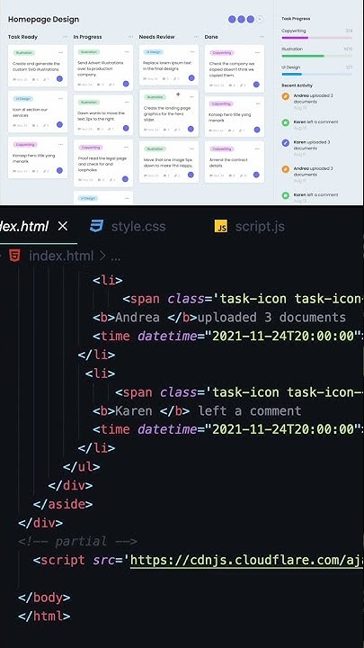 Task Management Ui Mind Blowing Codepen 128 Html Css Javascript 
