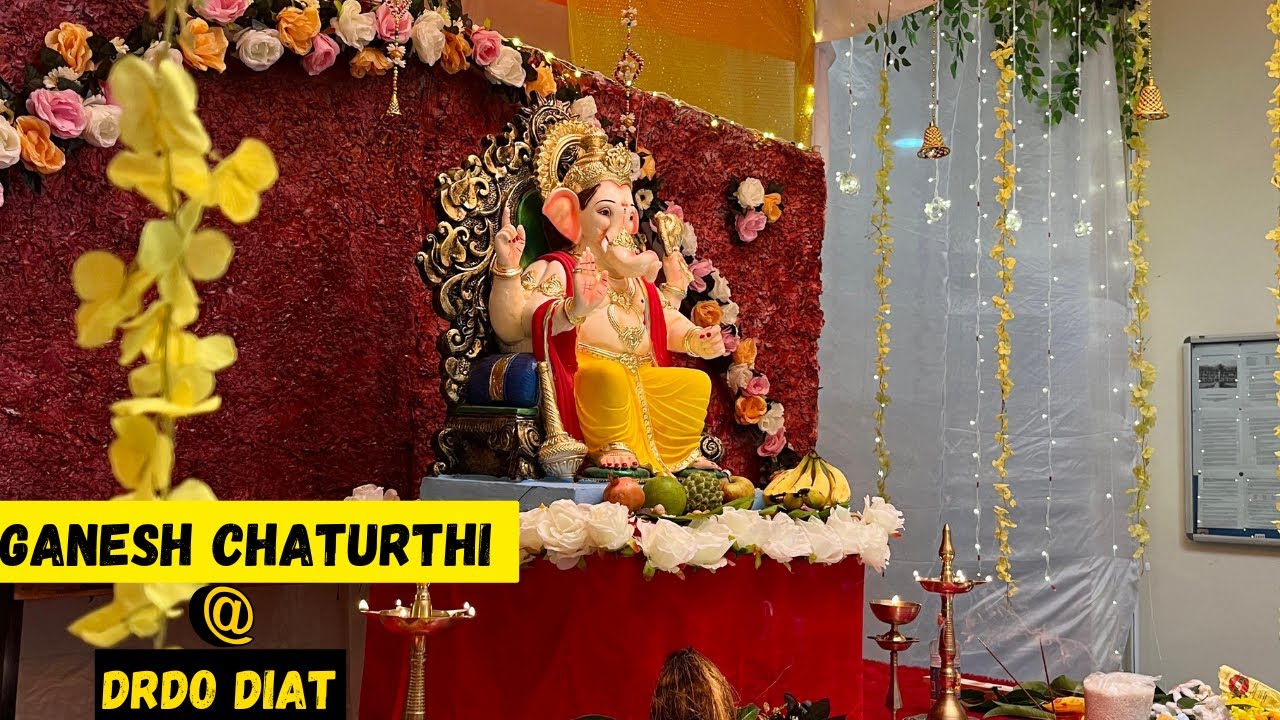 This is how we celebrated Ganesh Chaturthi at DRDO DIAT - YouTube