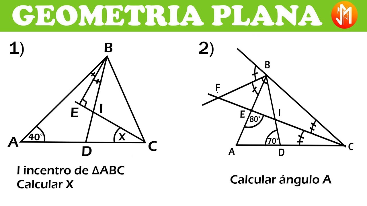 GEOMETRÍA PLANA DE CALVACHE ⭐ Como CALCULAR ÁNGULOS FÁCIL usando ...