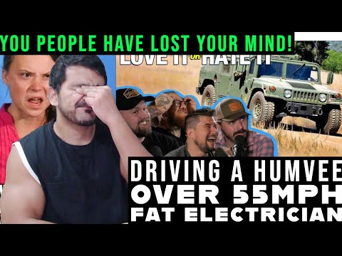 Driving a Humvee Over 55mph - No Thanks reaction - YouTube