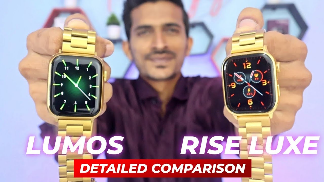 Fire Boltt Lumos Vs Rise Luxe🔥Detailed Comparison⚡ fire boltt rise luxe ...