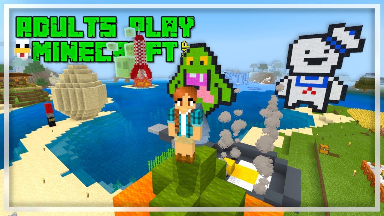 WHAT HAS HAPPENED? - Adults Play Minecraft Episode 30 (Bedrock SMP ...