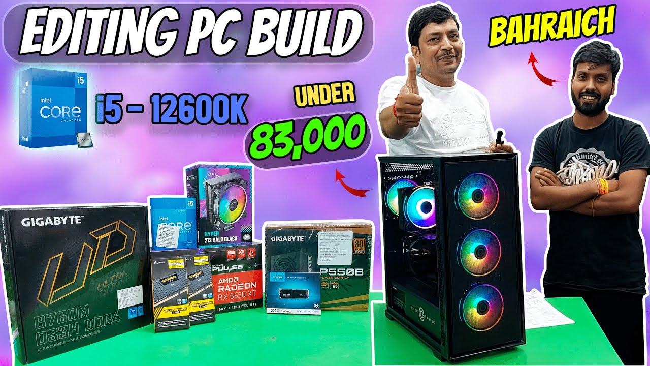 FINAL CUT PRO(FCP) EDITING PC BUILD FOR " VISHAL" | i5 - 12600K | AMD ...