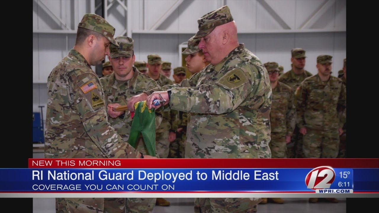 RI's 115th Military Police Company Deployed - YouTube