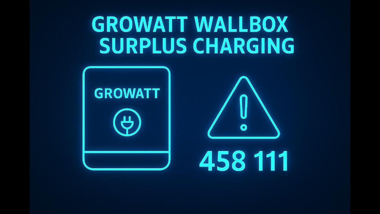 Fix Growatt Error 458/111: Ultimate Guide to PV Surplus Charging Logic ...