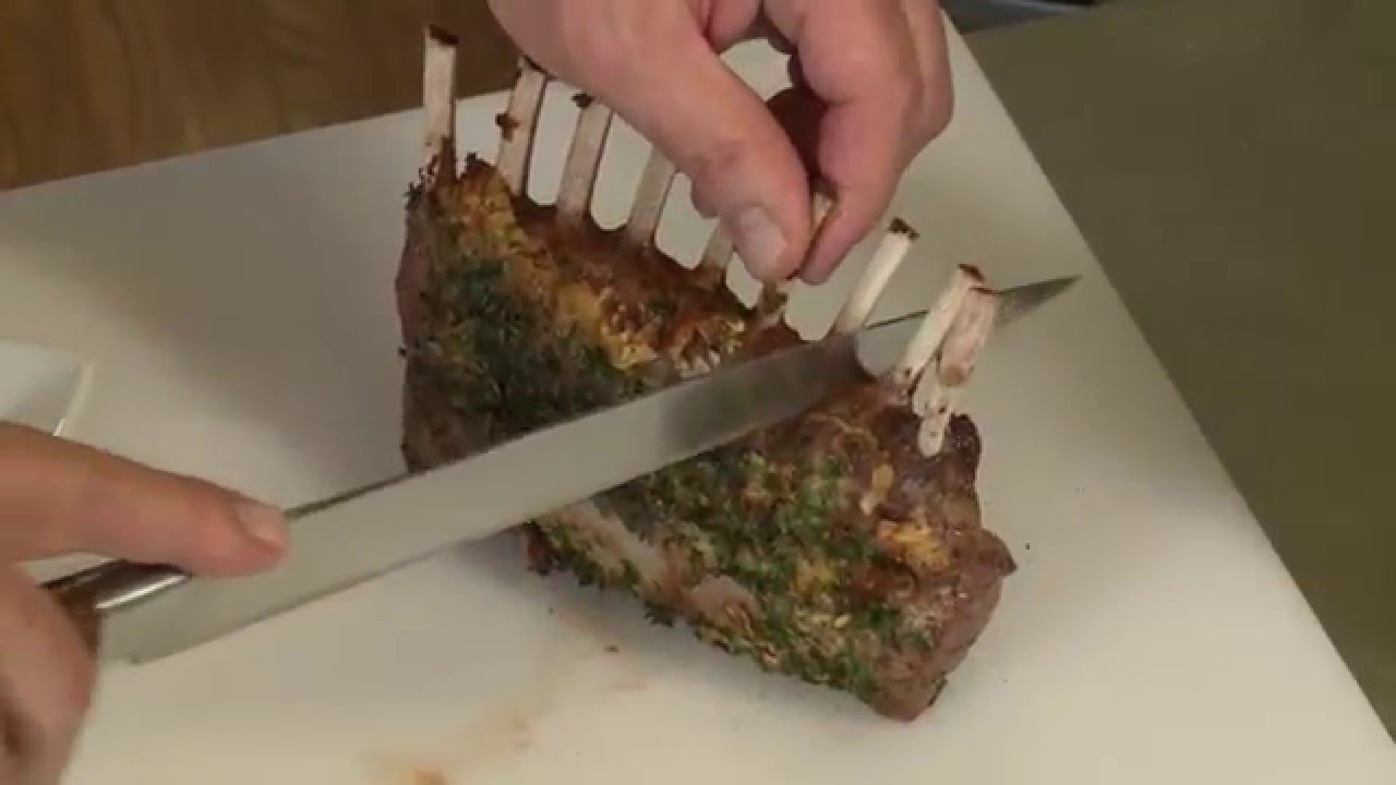 Cooking with Chef Lalanne Roasted Rack Of Lamb - YouTube