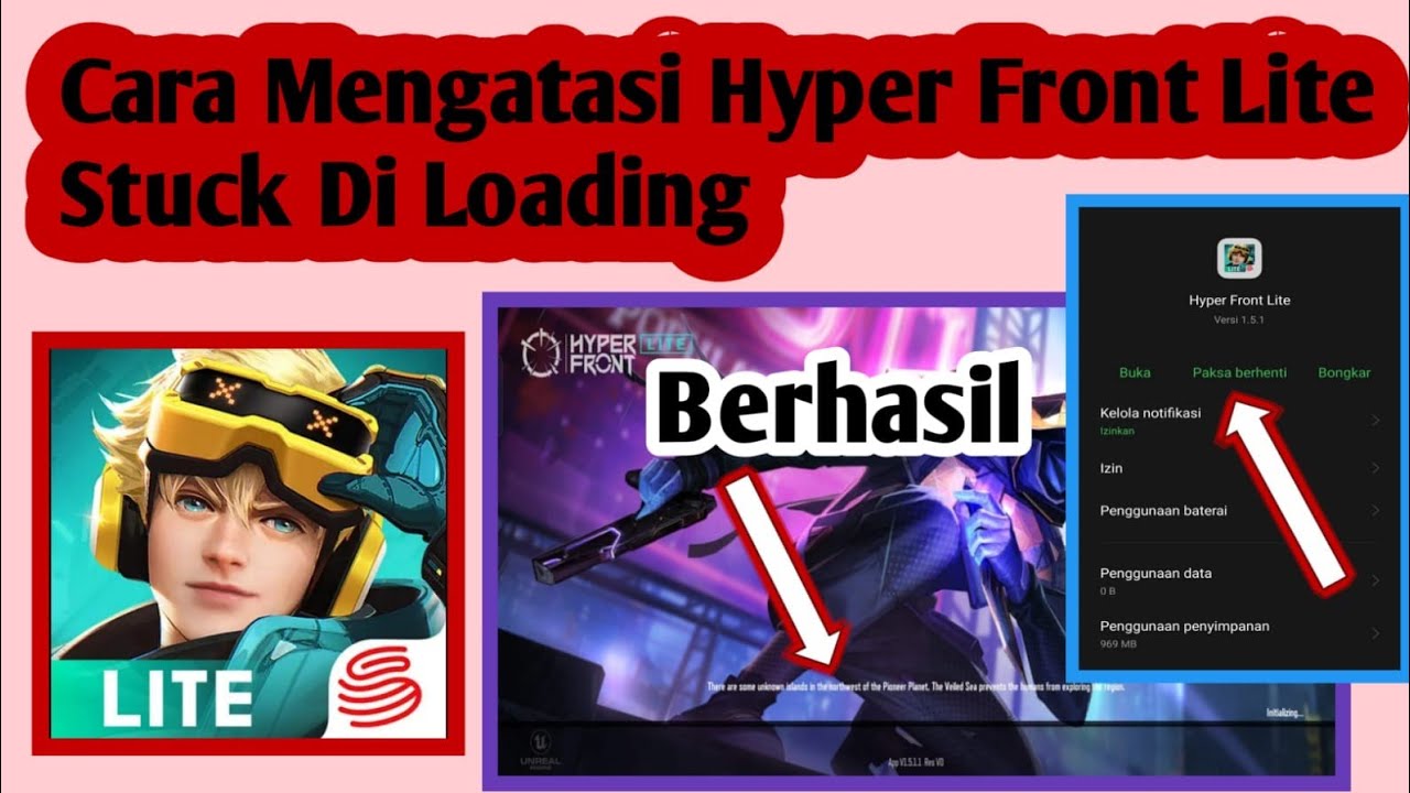 Cara Mengatasi Hyper Front Lite Stuck Di Loading | Hyper Front Lite - YouTube