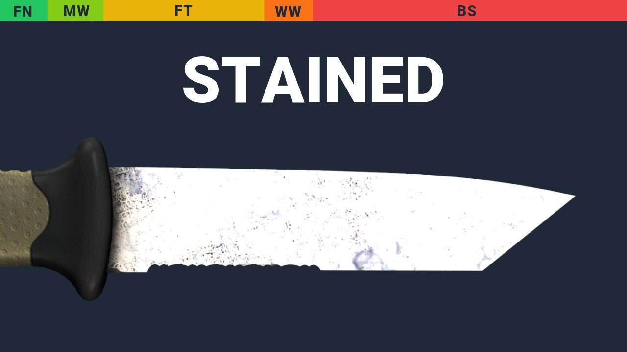 Ursus Knife Stained - Skin Float And Wear Preview - YouTube