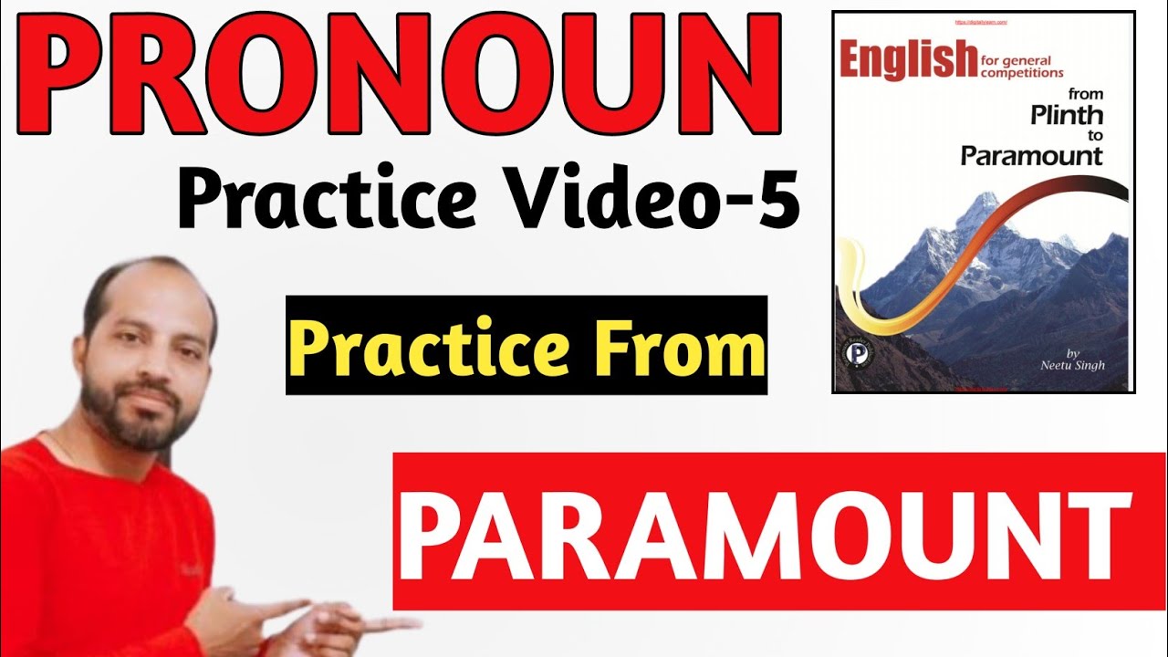 Prounoun Practice from PARAMOUNT Book | English grammar best book ...