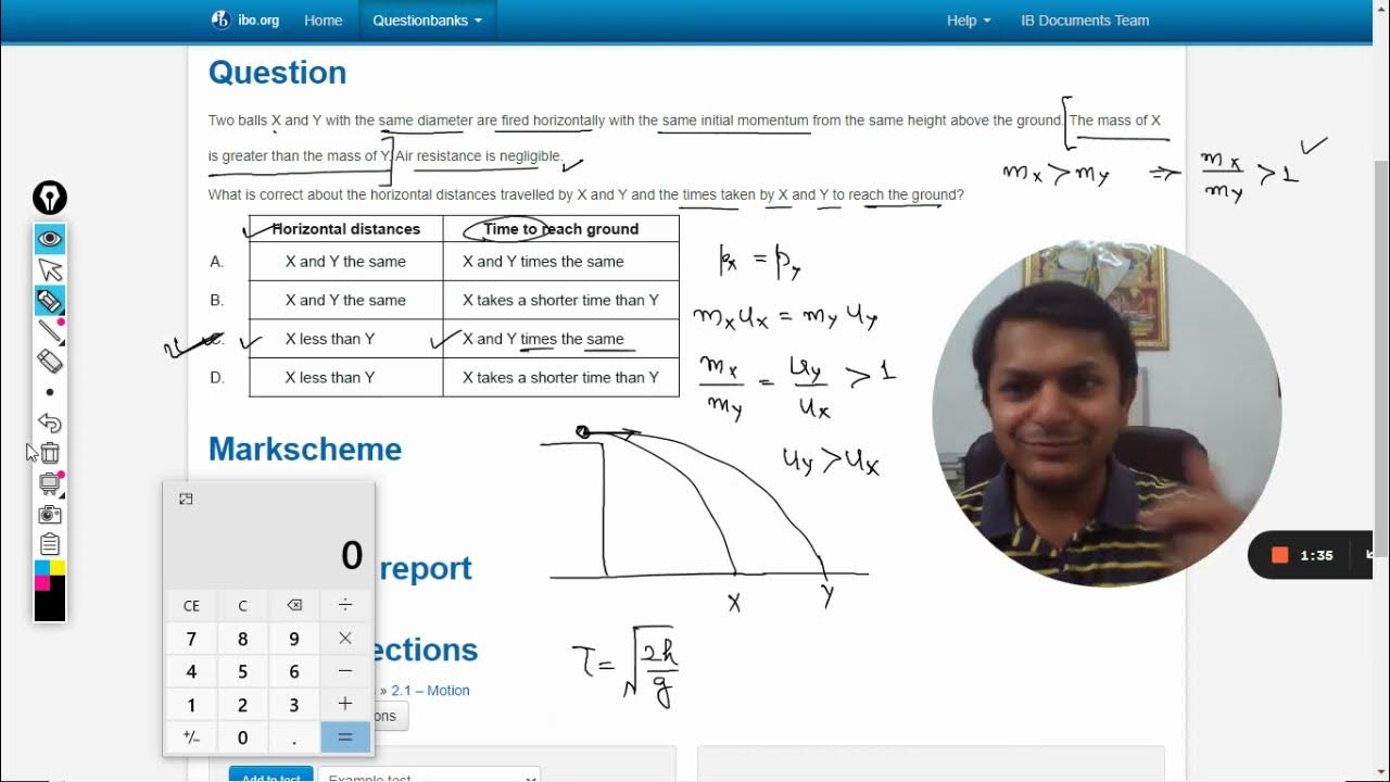 Two balls X and Y with the same diameter are fired horizontally with ...