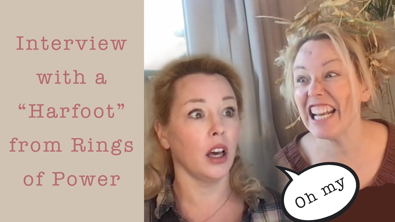 Interview with a "Harfoot" from Rings of Power - YouTube