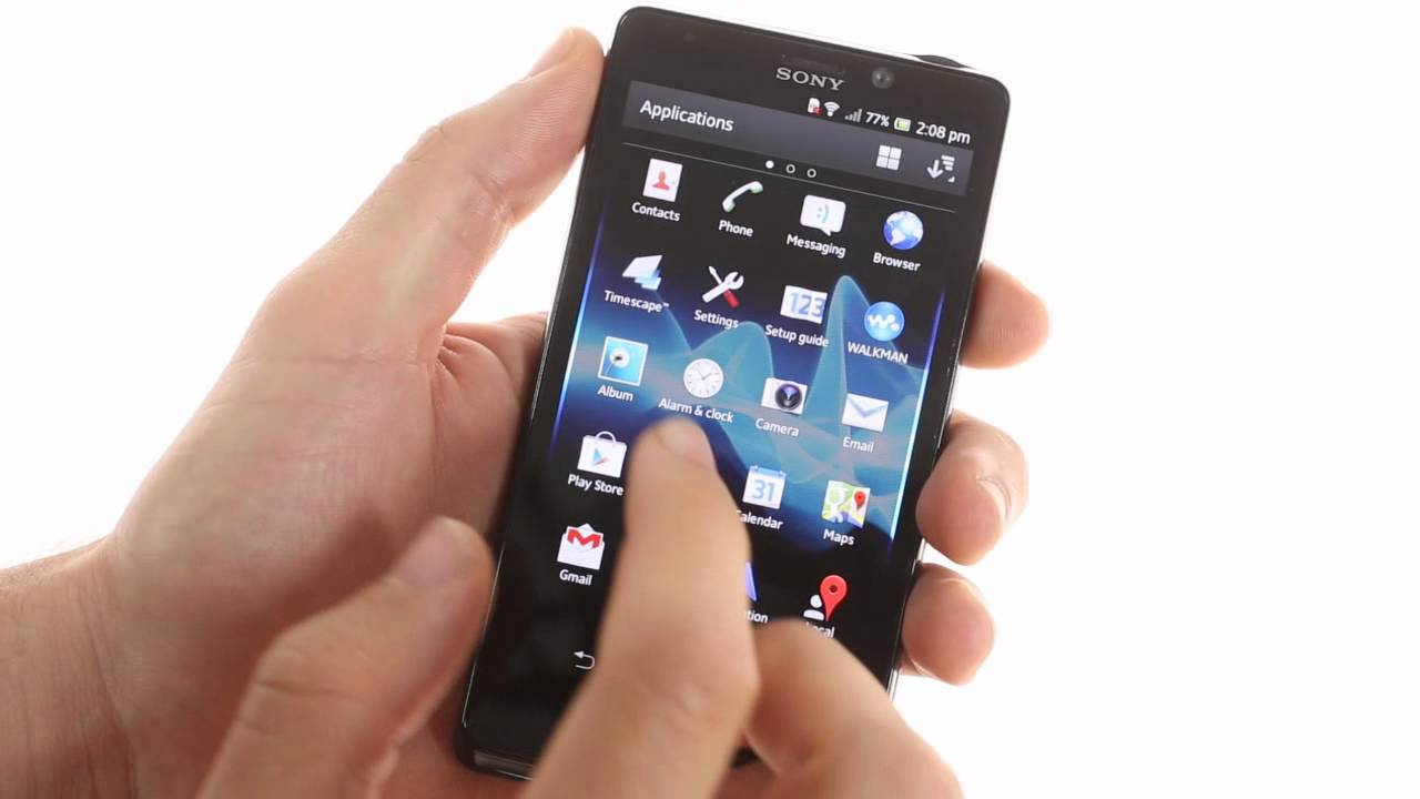 Sony Xperia T user interface demo - YouTube