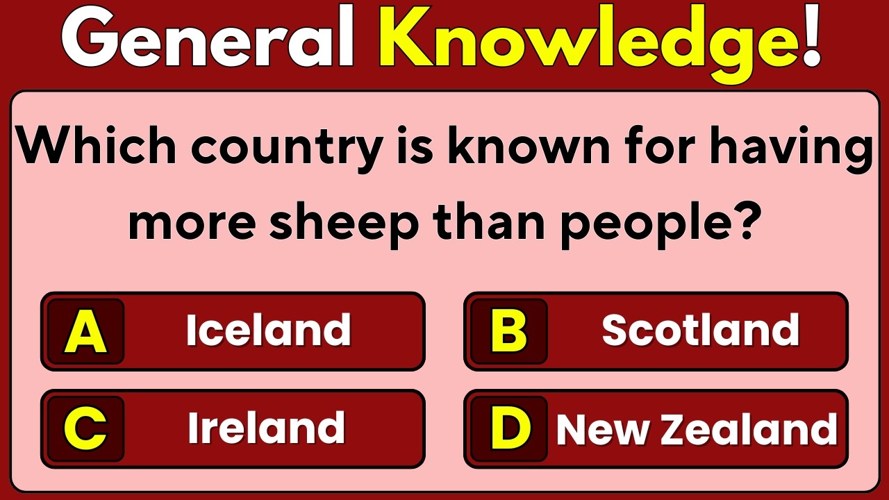 Trivia Quiz | General Knowledge Quiz | General Knowledge | Quiz | Pub ...