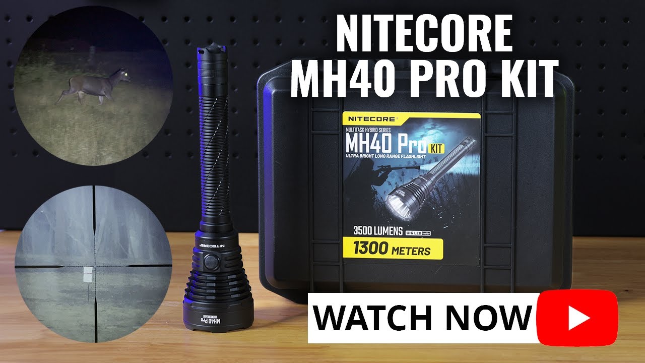 NITECORE MH40 PRO KIT - YouTube