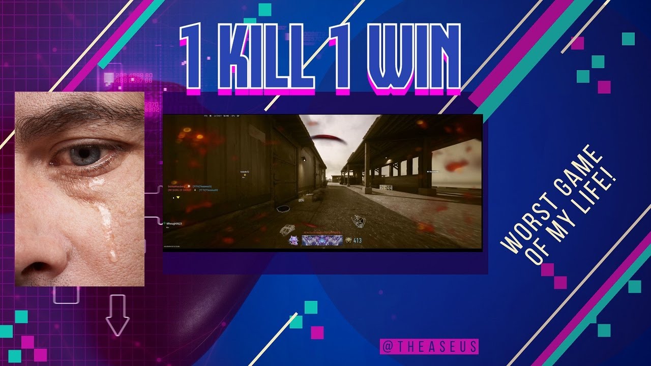 ONE KILL ONE WIN!! MY WORST GAMEPLAY.... - YouTube