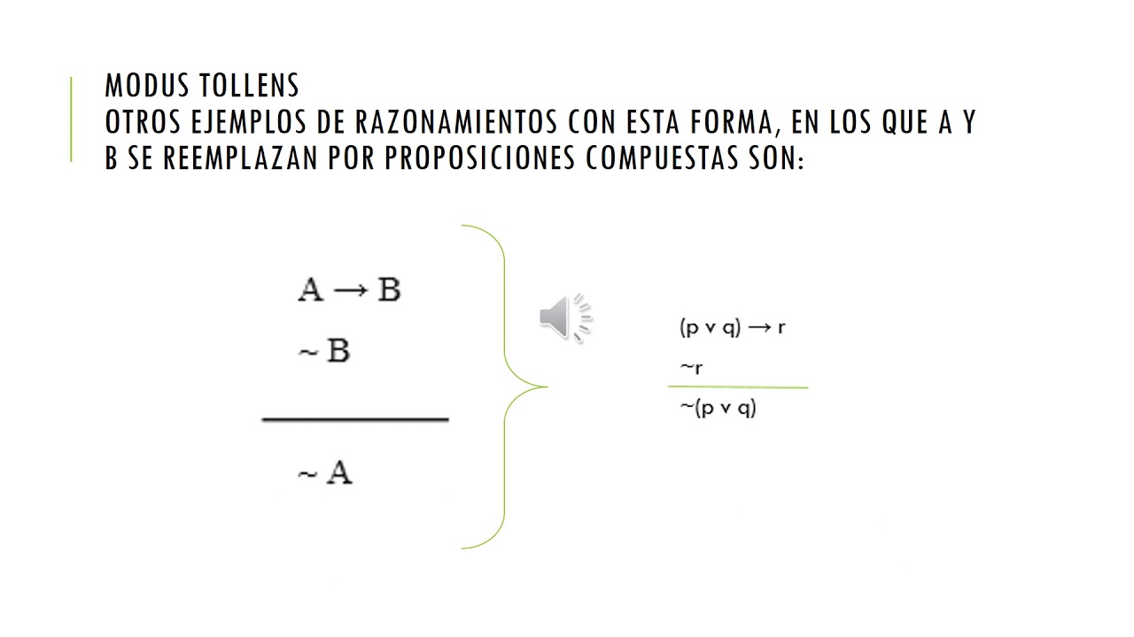 Formas válidas y formas invalidas de razonamientos - YouTube