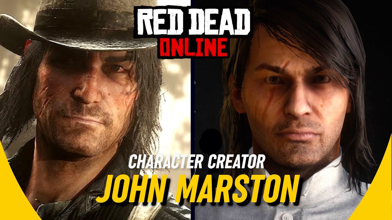 JOHN MARSTON: Character Creator (Jim Milton) RDR2 - YouTube