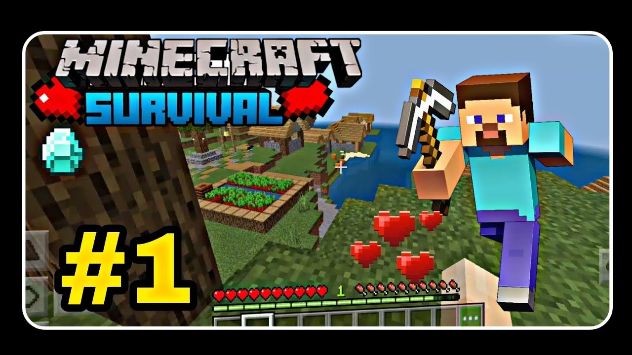 Minecraft Survival series part #1 👏🏻🔥🔥#gaming #minecraft #series # ...