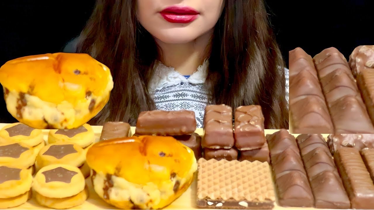 ASMR CHOCOLATE, SWEETS MUKBANG EATING SOUNDS - YouTube