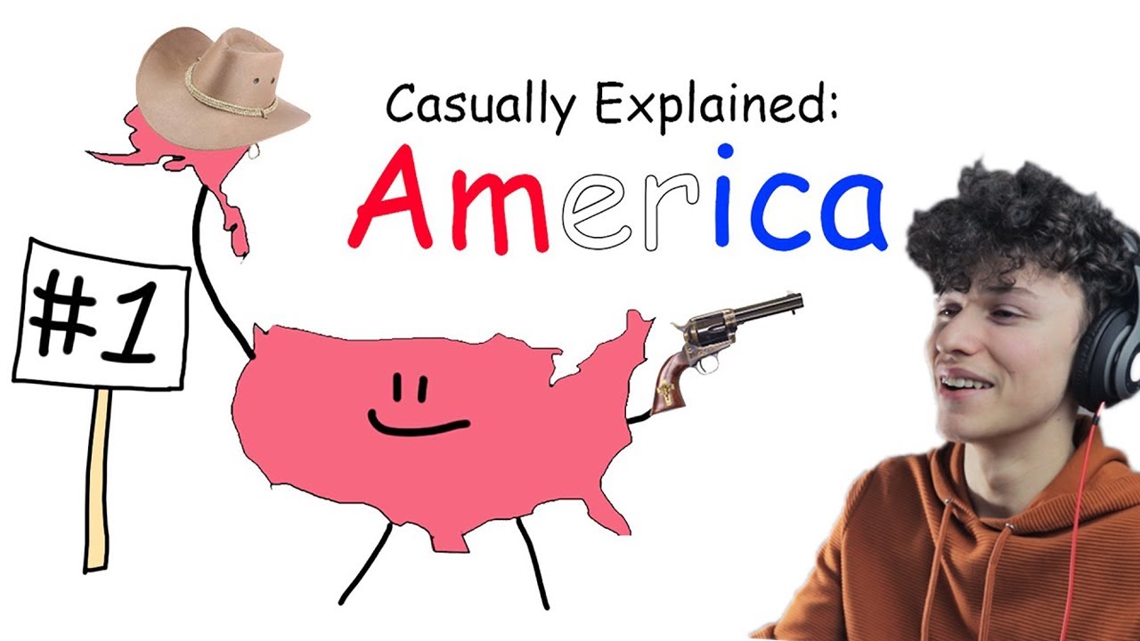 CASUALLY EXPLAINED : AMERICA (Reaction) - YouTube