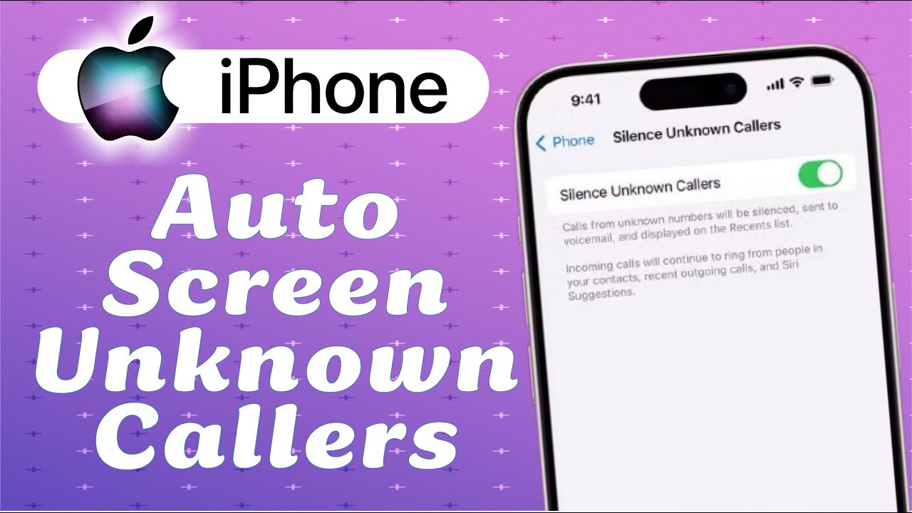 How to Automatically Screen & Block Unknown Callers on iPhone - YouTube