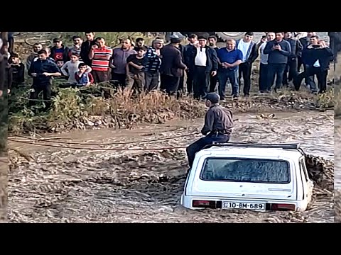 Selin apardığı avtomobilindən çıxmağa çalışan sürücü