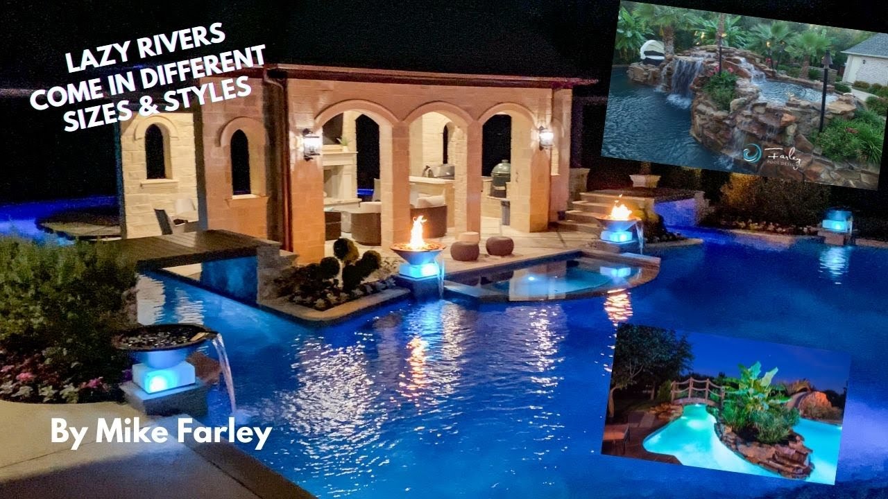 Residential Lazy Rivers come in Different Sizes & Styles - YouTube