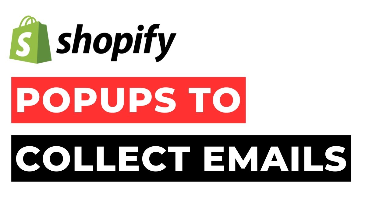 How to Use Shopify Pop Up Apps for Email Capture - YouTube