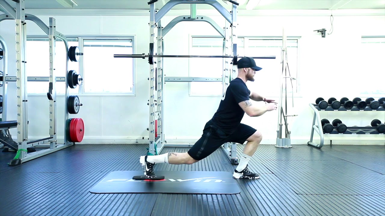BW Multi Directional Reverse Lunge Slides - YouTube