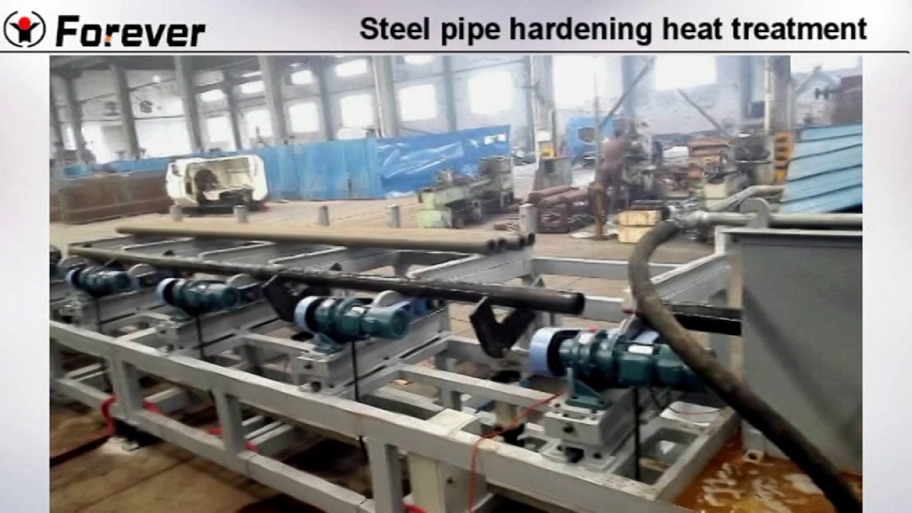 Hardening heat treatment production line for steel pipe, seamless pipe ...
