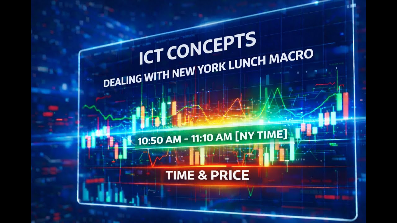 ICT CONCEPTS - NEW YORK LUNCH HOUR MACRO - TIME & PRICE - YouTube