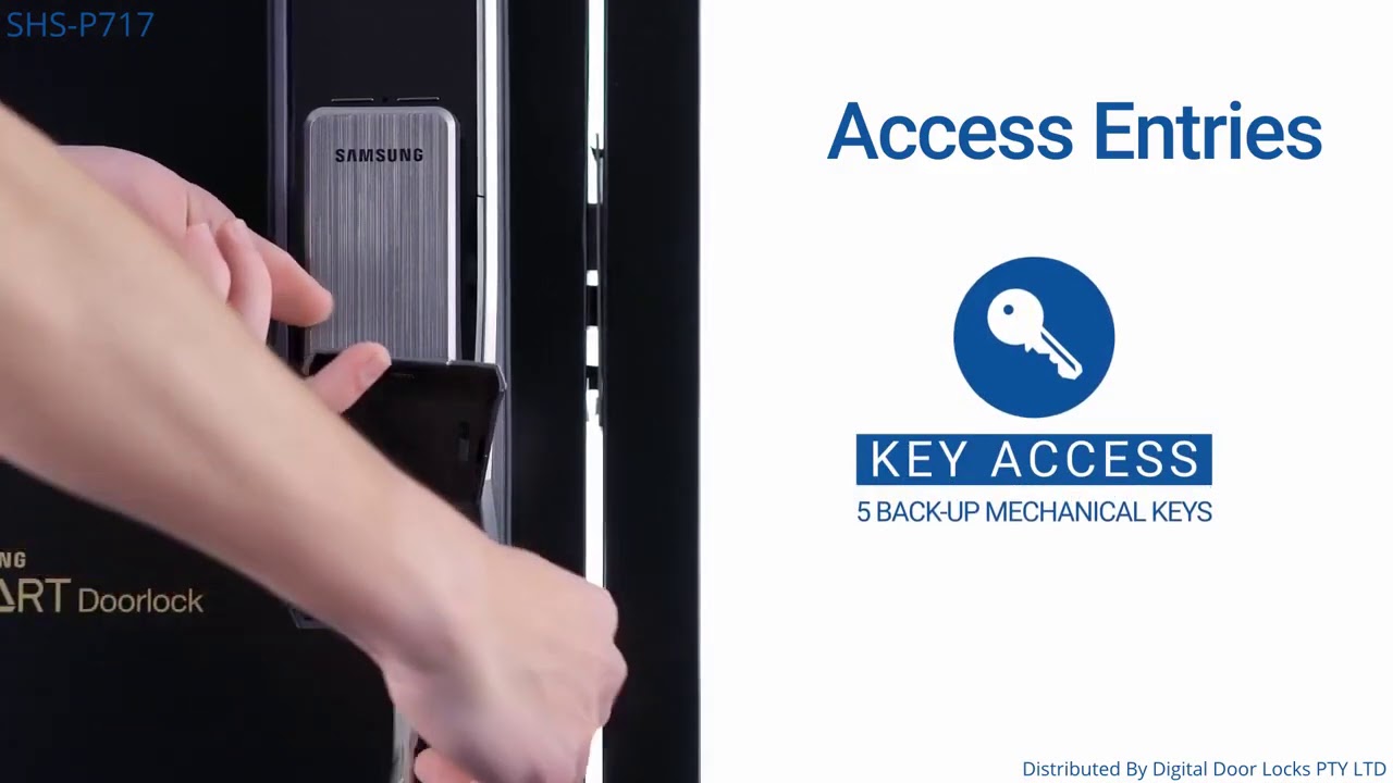 Samsung Smart Door Handle - YouTube
