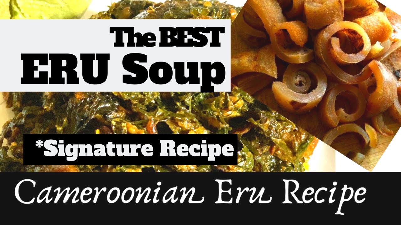HOW TO COOK ERU | CAMEROON STYLE ERU RECIPE - YouTube