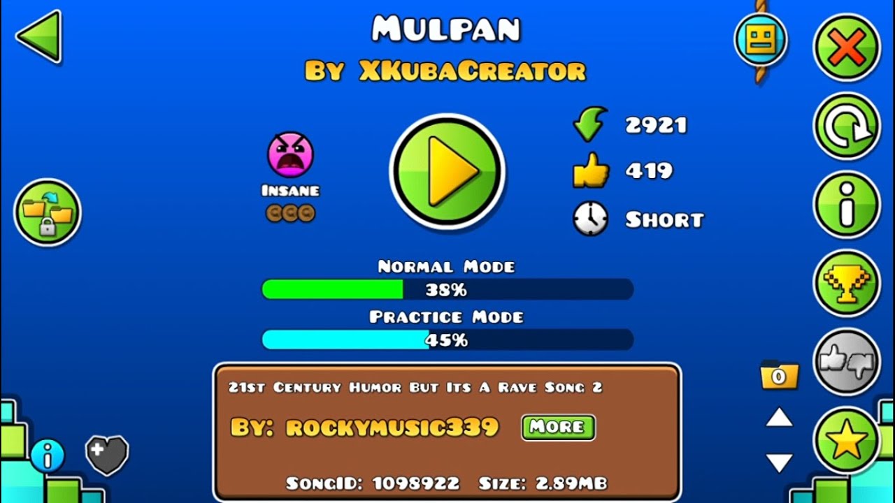 Geometry dash: Mulpan Challeng | Funny Moments - YouTube