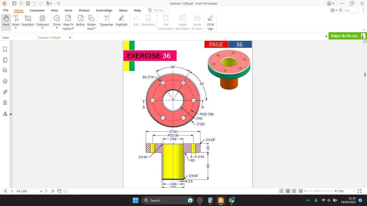Exercise 36 Inventor - YouTube