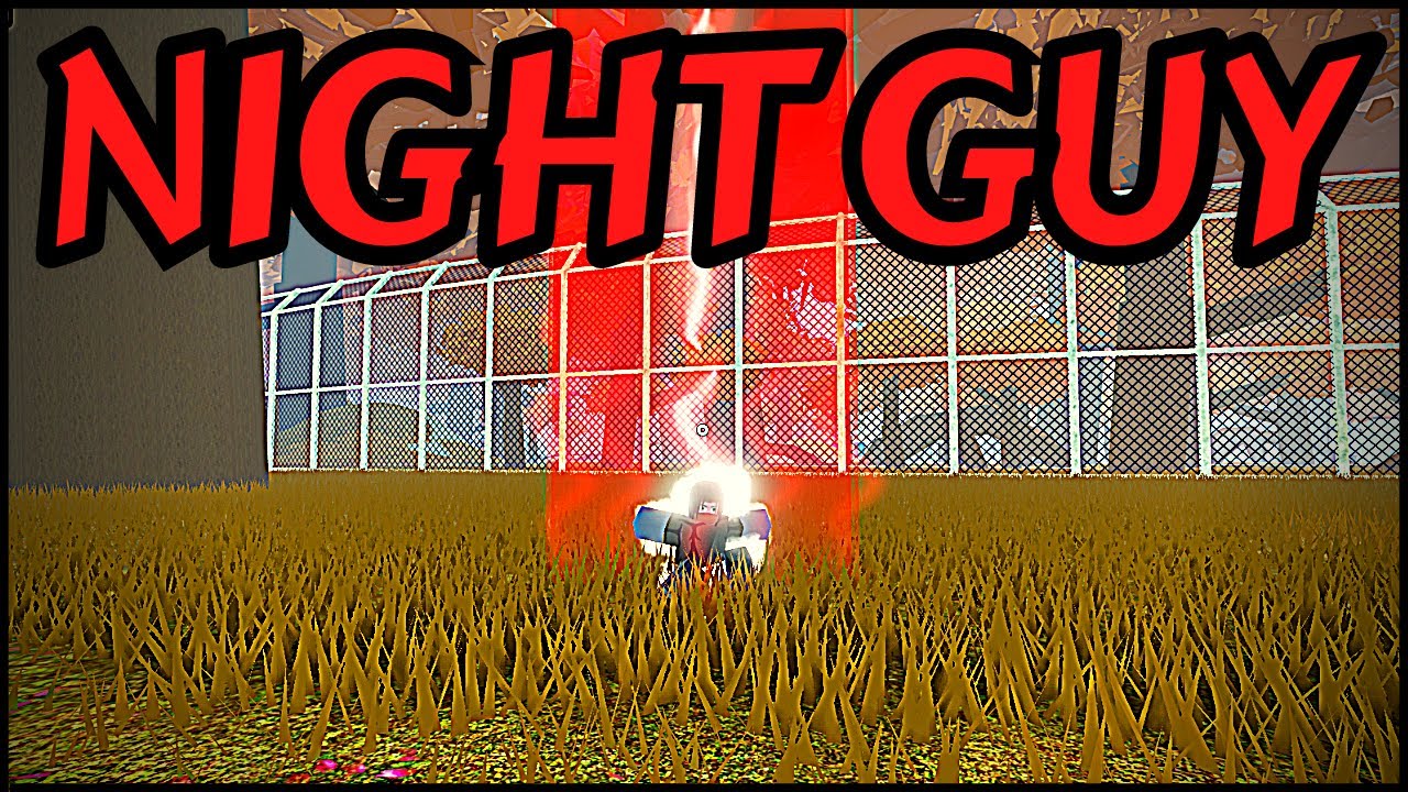 NIGHT GUY! Might Guy Spotlight Arena Showcase | Shindo Life - YouTube