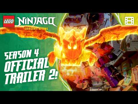 🚨 ⚡️ NEW: Dragons Rising Season 4 Official Trailer 2 | LEGO NINJAGO: Dragons Rising