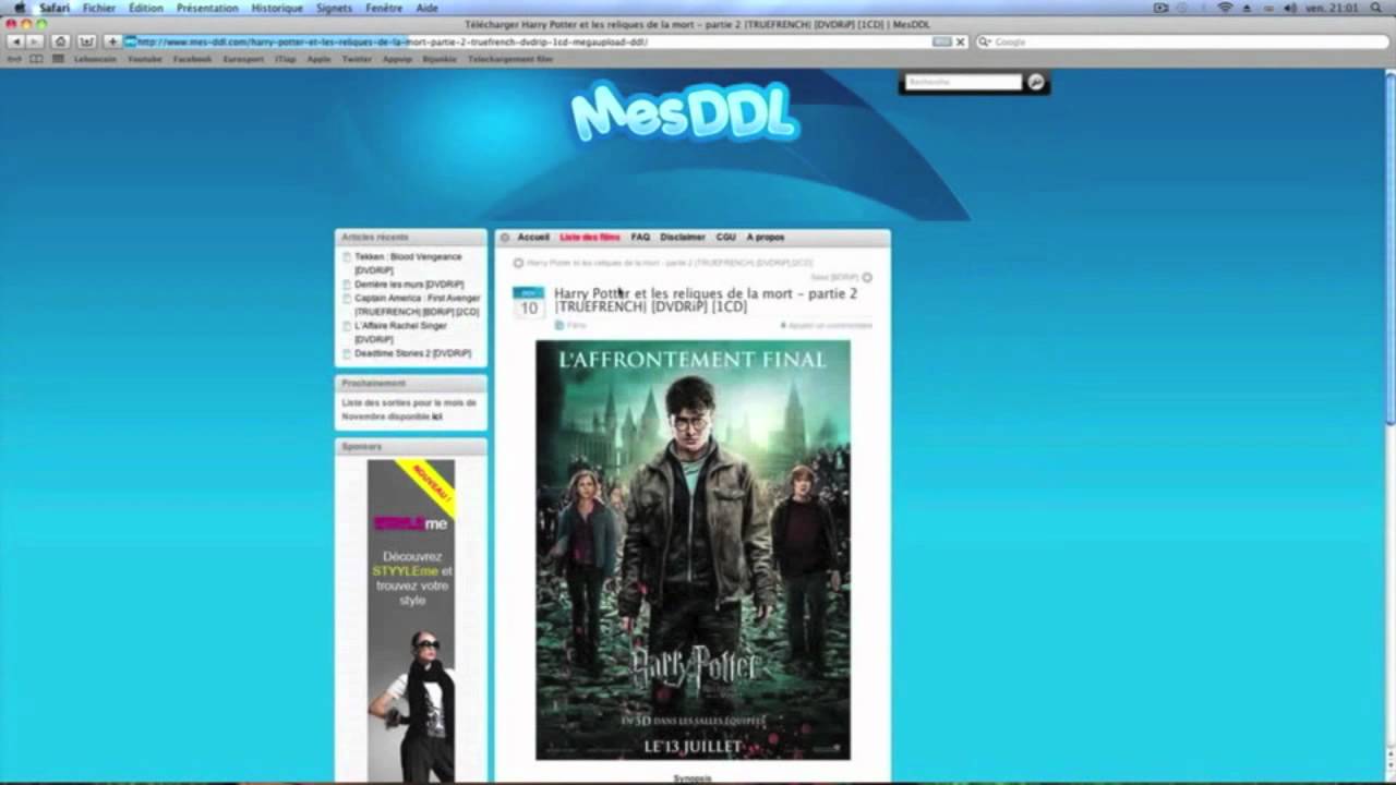 Télécharger un film rapidement et gratuitement - YouTube