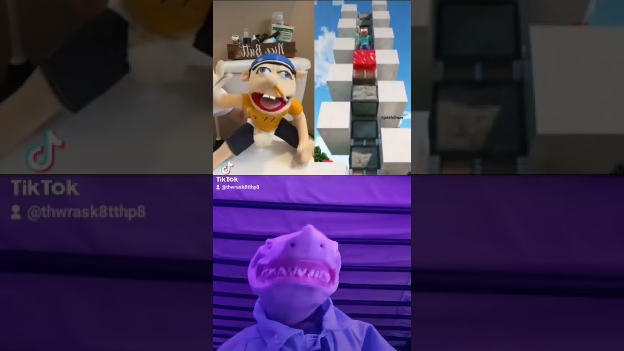 Da police in disguise reacts to scary Jeffy tiktok #sml #jeffy - YouTube