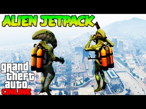 GTA V MOD DOS ALIENS Y UN JETPACK!! JETPACK EN GTA 5 ONLINE PC Funny ...