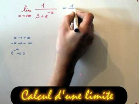 Calcul de la limite d'une fonction exponentielle. - YouTube