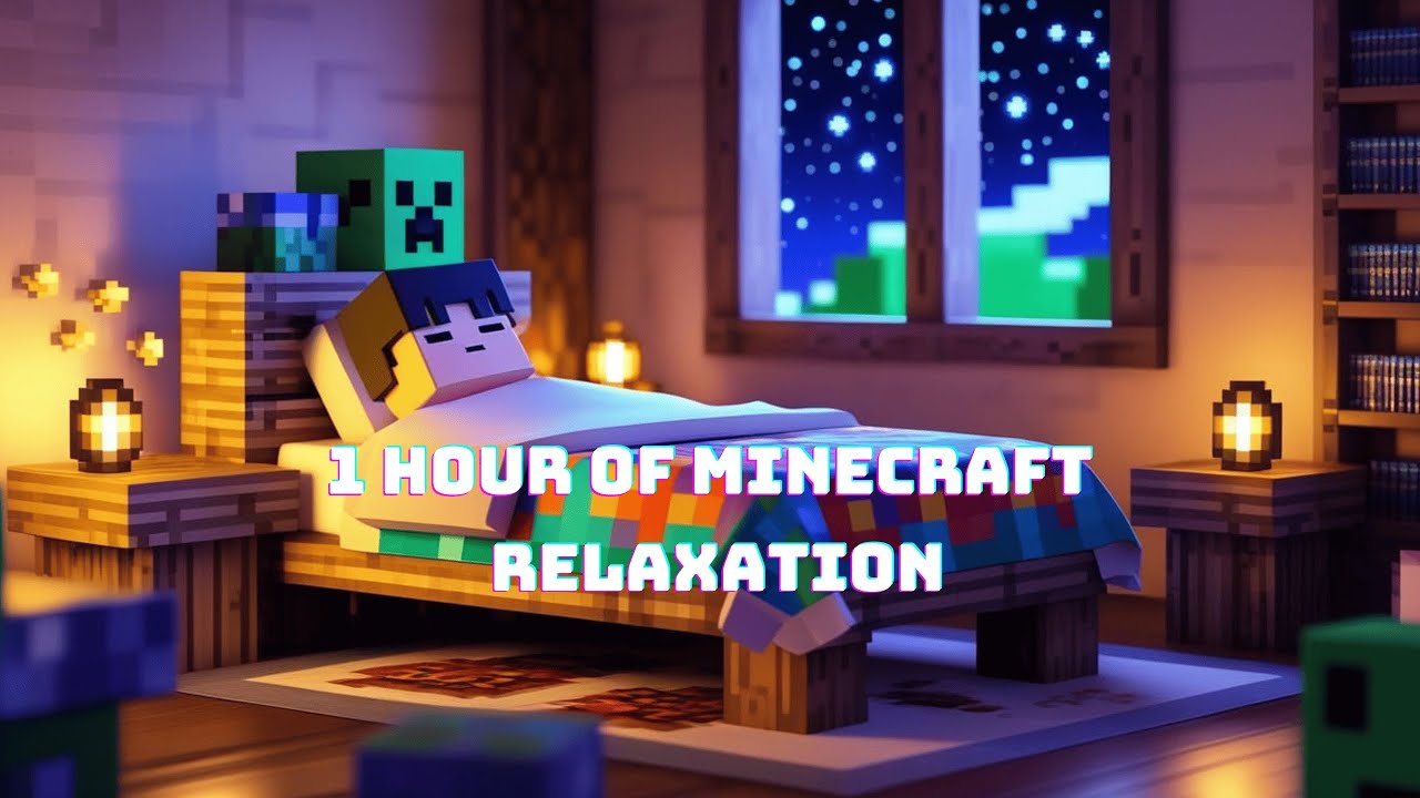 1 hour of Minecraft relaxation #minecraft - YouTube