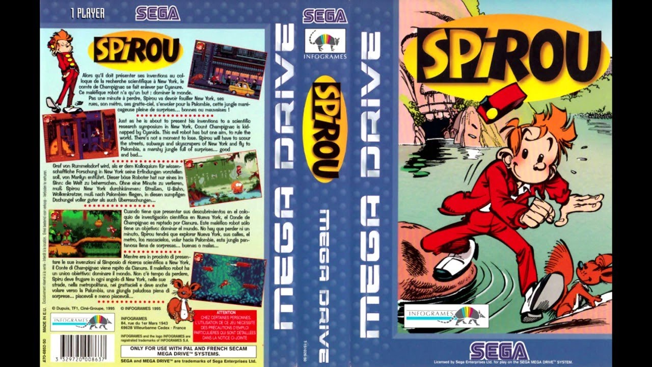 Spirou (Europe) Sega Genesis - Gameplay - YouTube